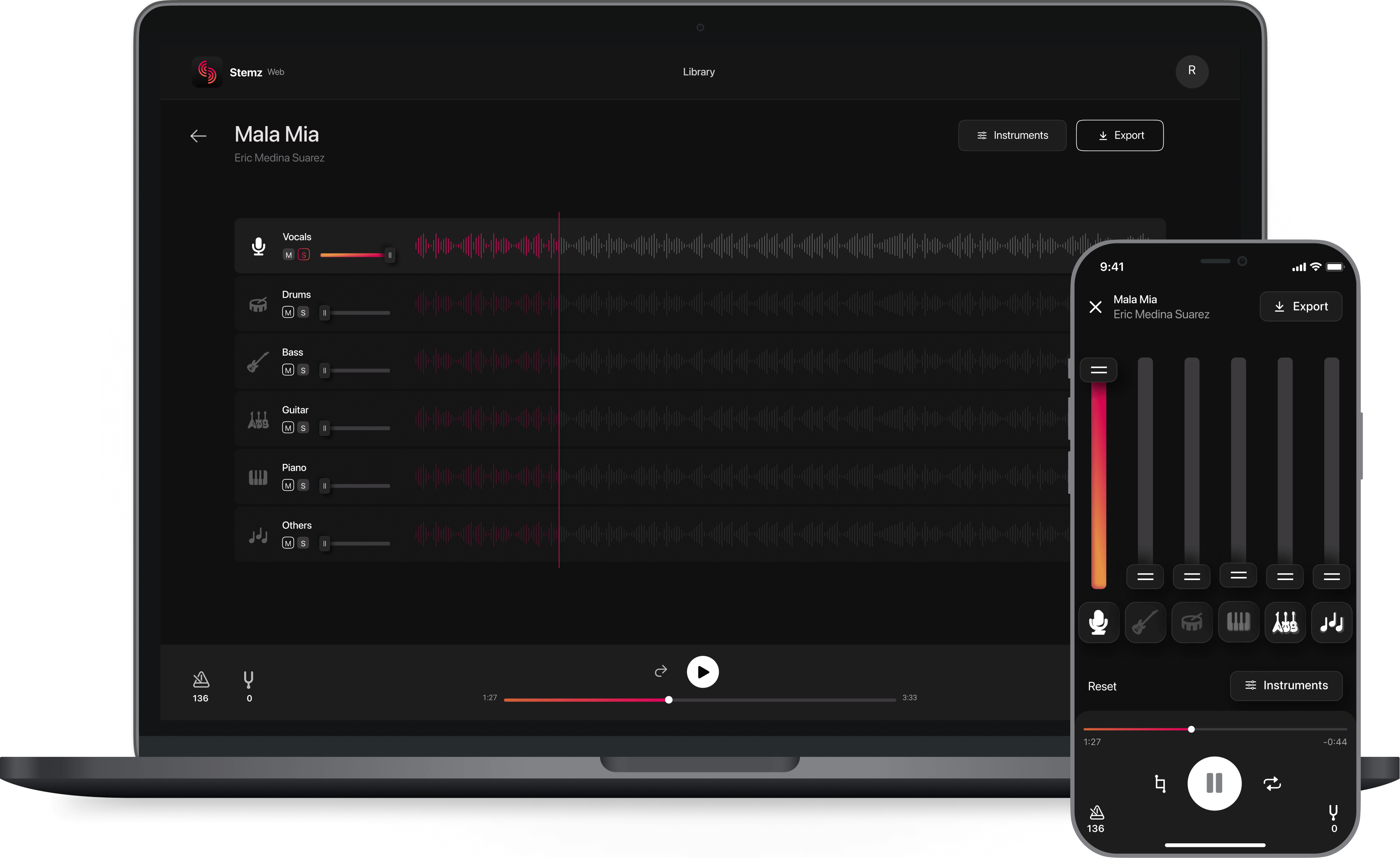 Stemz AI: Vocal & Instrumental Extraction